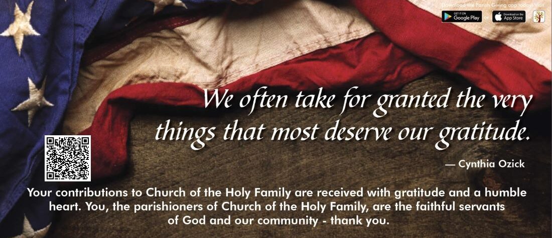 Online Giving – Church of the Holy Family