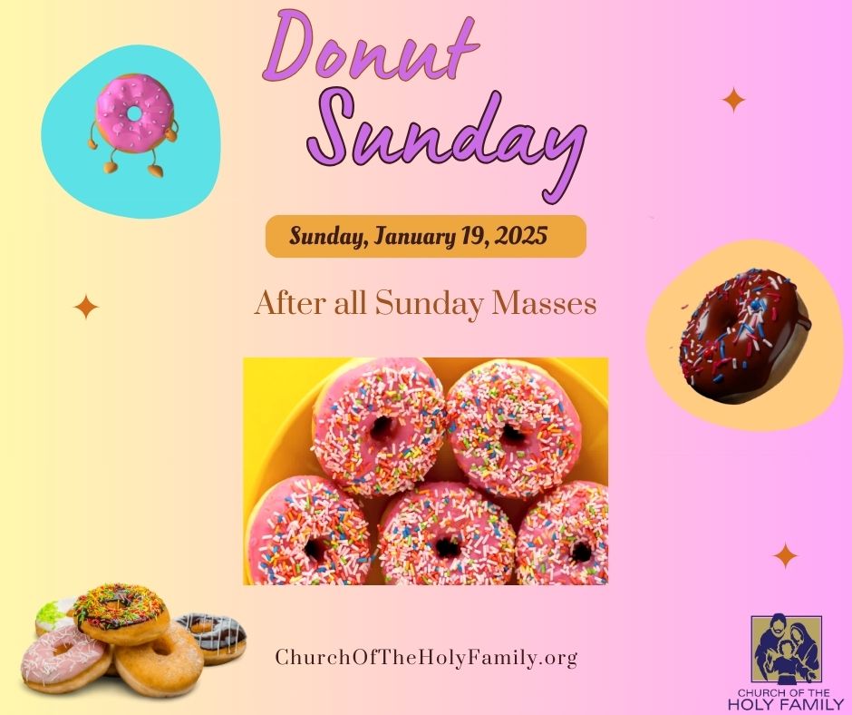 Donut Sunday – Church of the Holy Family