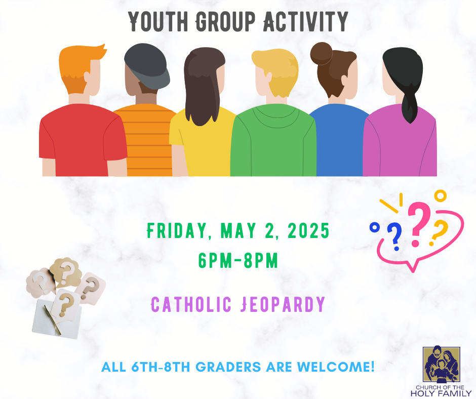 Parish Youth Group Activity – ‘Catholic Jeopardy’ – Church of the Holy ...